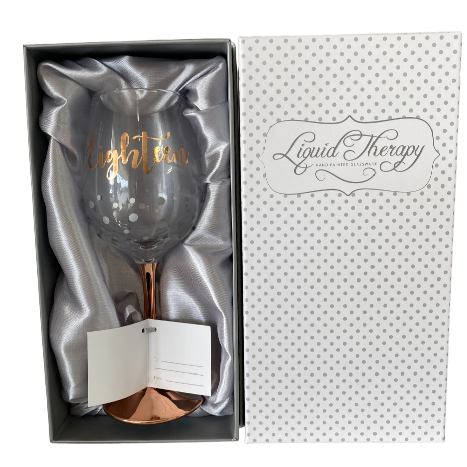 Landmark Eighteen Birthday Wine Glass Gizzy Ts And More Gizzy